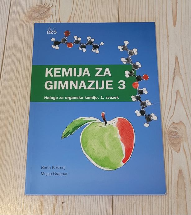 komplet delovnih zvezkov Kemija za gimnazije 3 - organska kemija