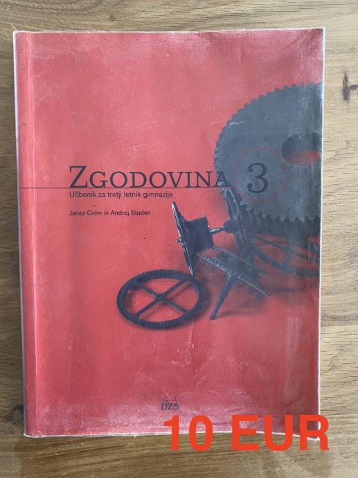 Učbenik Zgodovina 3 - gimnazije, srednje šole