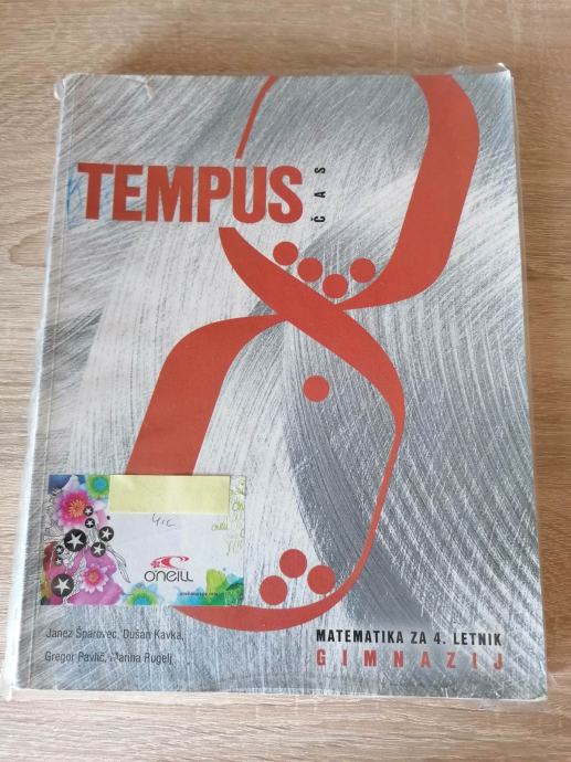 TEMPUS ČAS; Matematika za 4. letnik gimnazij