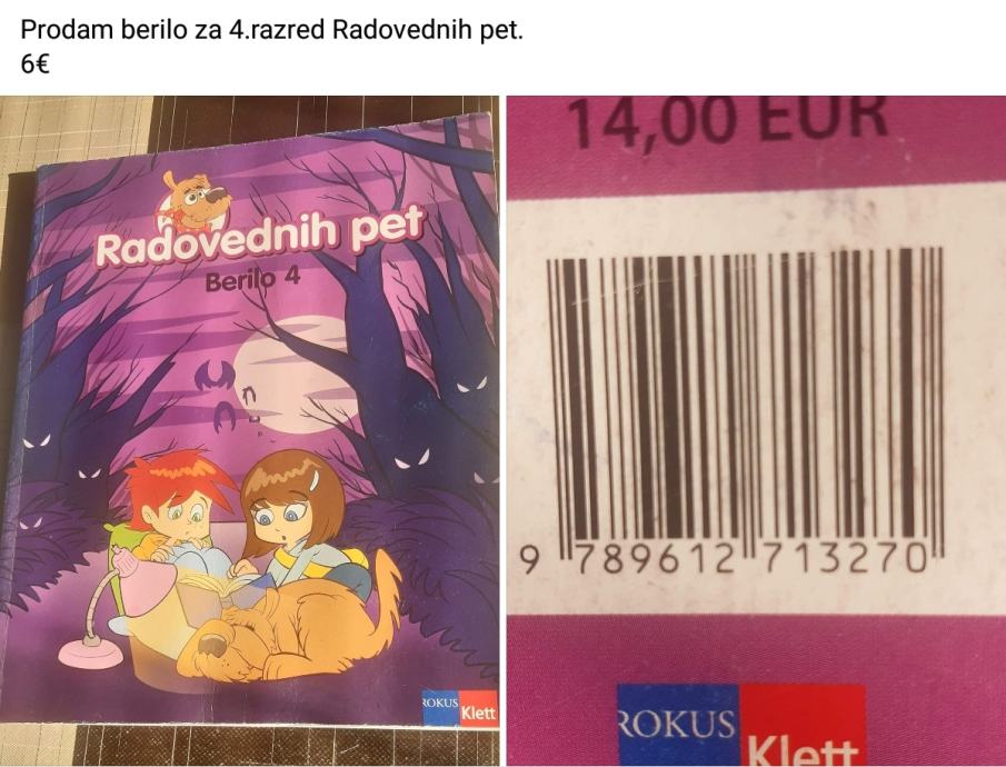 BERILO RADOVEDNIH PET 4razred