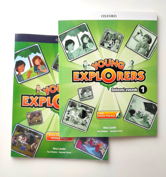 NOVA! Young Explorers 1 delovni zvezek+učbenik za angl. jezik za 4.r.