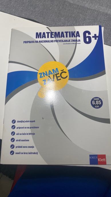 Znam za več Matematika 6 + nacionalno preverjanje znanja