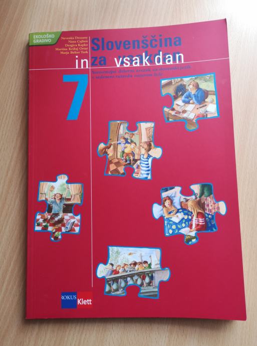 SLOVENŠČINA ZA VSAKDAN IN VSAK DAN delovni zvezek za 7. razred