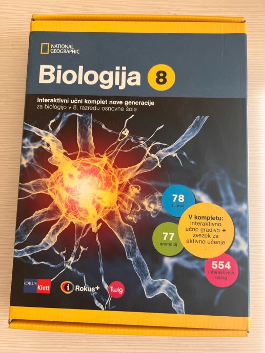 NOV Delovni zvezek Biologija 8. Razred - komplet (1,2)