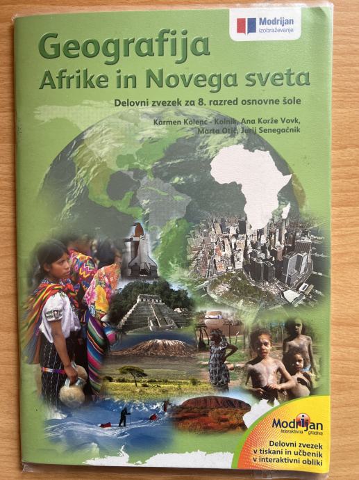 Geografija Afrike in Novega sveta DZ za 8. razred osnovne šole