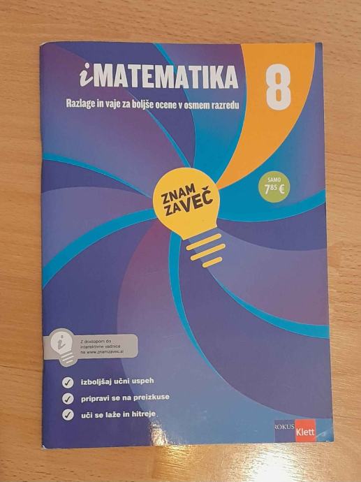 iMatematika - razlage in vaje za boljše ocene v osmem razredu