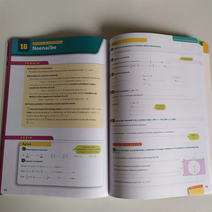 Matematika: Zbirka nalog z rešitvami za 8. razred osnovne šole