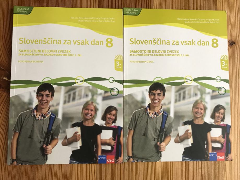 Slovenščina za vsak dan 8 (samostojni delovni zvezek, 3. izdaja)