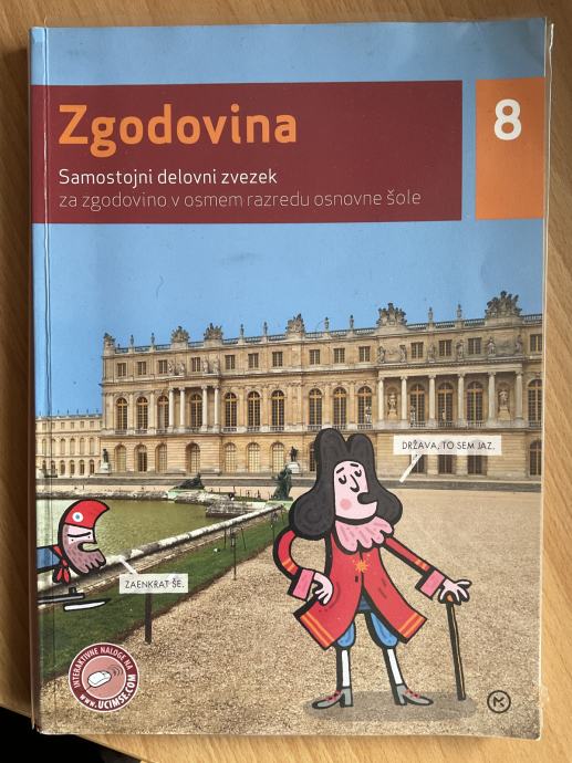 Zgodovina - samostojni delovni zvezek 8