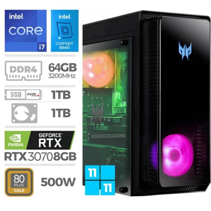 Računalnik ACER Predator Orion 3000 P03-640 (DG.E2WEX.005) 216