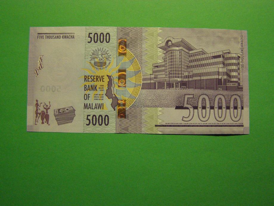 MALAWI 2022 - 5000 KWACHA - PRODAM