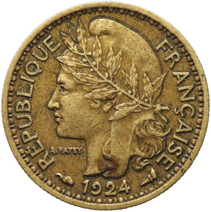 LaZooRo: Francoski Kamerun 50 Centimes 1924 XF