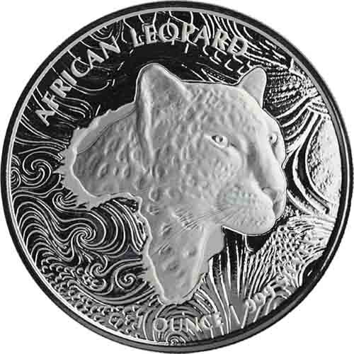 Serija Ghana Leopard 2017 – 2020 1 oz 5 cedis (trezor)