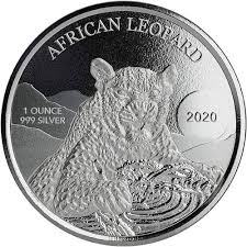 Serija Ghana Leopard 2017 – 2020 1 oz 5 cedis (trezor)