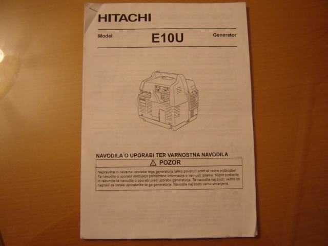 Agregat Hitachi E 10 U resnično kot nov