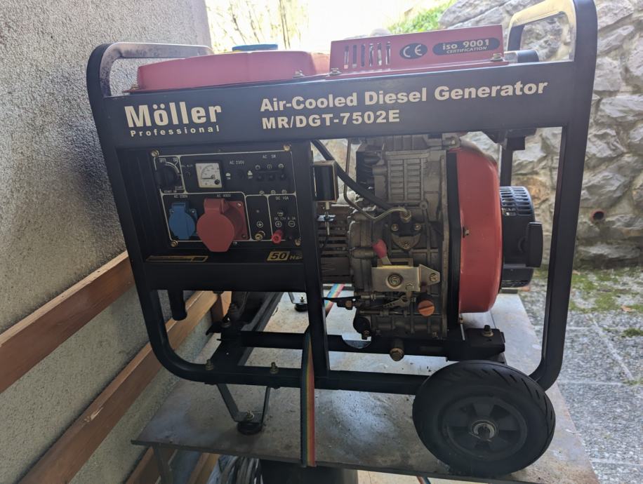 Agregat Moler MR/DGT - 7502E 3 fazni