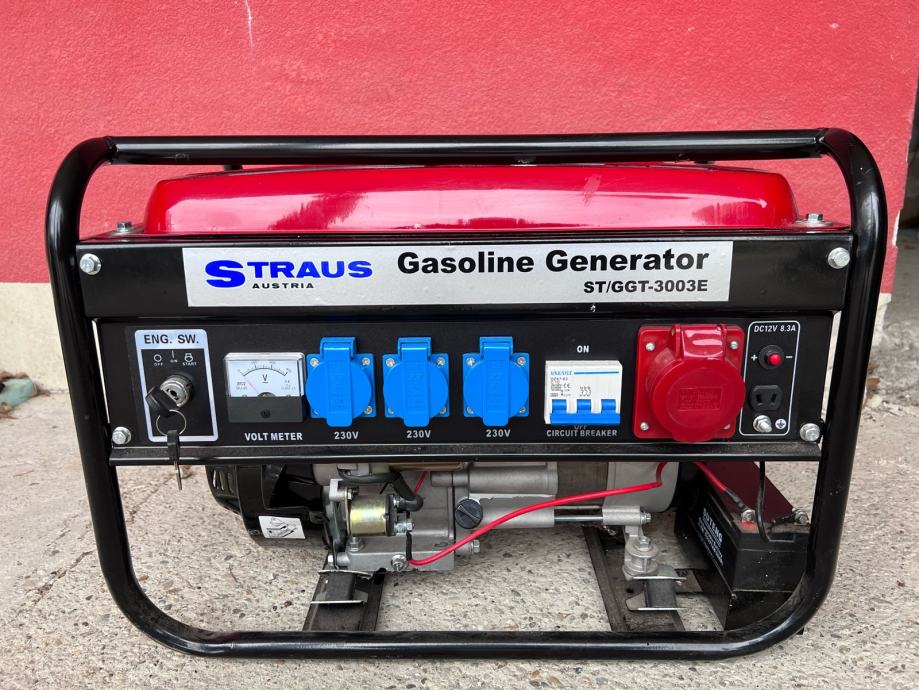 Agregat Straus ST/GGT-3003E 3500W 3x230V 1x380V 3.5kW 400V 6.5hp