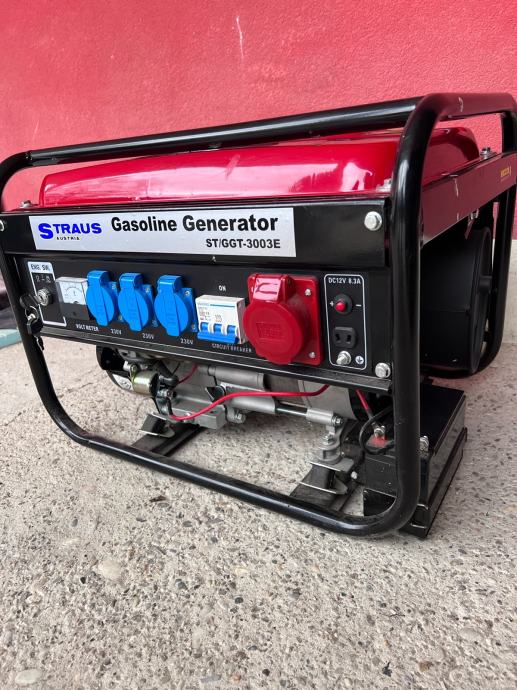 Agregat Straus ST/GGT-3003E 3500W 3x230V 1x380V 3.5kW 400V 6.5hp