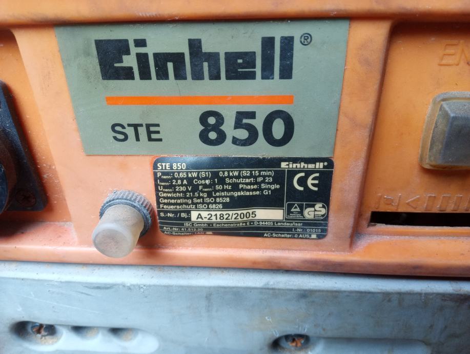 Einhell STE 850 agregat