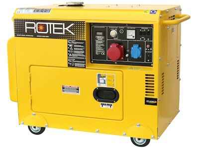 Rotek dizelski 3-fazni agregat GD4SS-3-6000-5EBZ 400V (230V) 50Hz