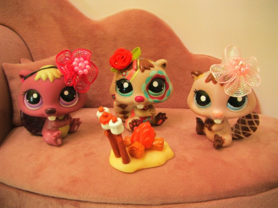 Littlest pet shop#1410#1990#2134#Prijatelji bobri!-Ob večernjem ognju!