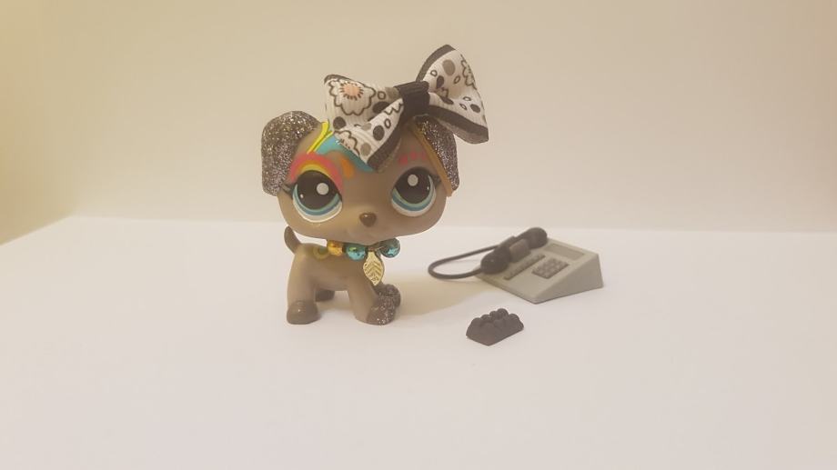☆Original Littlest pet shop #2344# Dalmatinski pes!☆Telefonist!☆