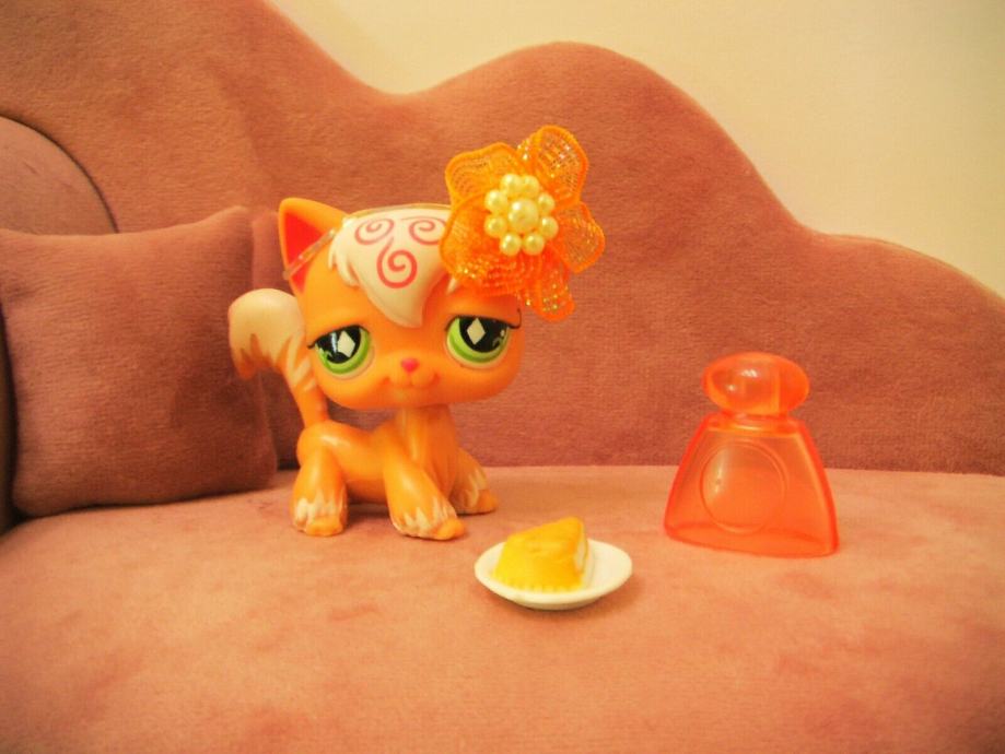 ORIGINAL Littlest pet shop#511#-Dolgodlaka angora mačka!
