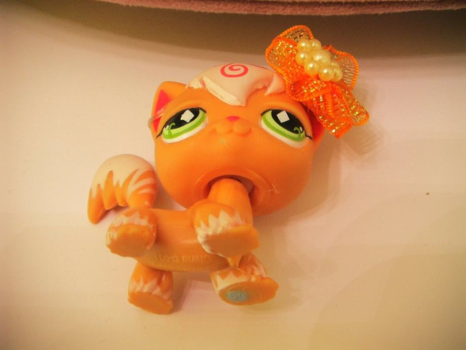 ORIGINAL Littlest pet shop#511#-Dolgodlaka angora mačka!