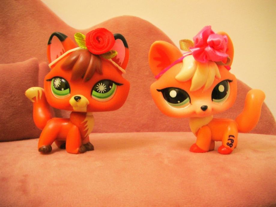 ORIGINAL Littlest pet shop-#807#1812#!-Lisičji par!