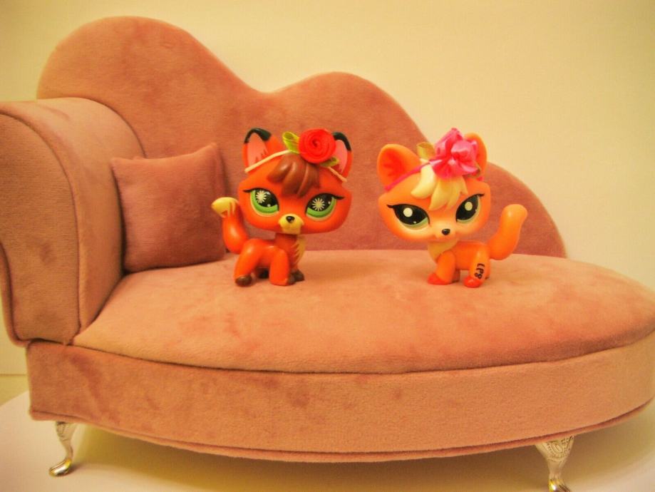 ORIGINAL Littlest pet shop-#807#1812#!-Lisičji par!