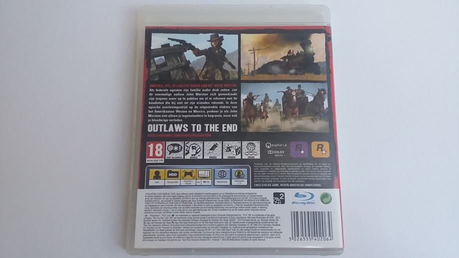 PS3 igra Red Dead Redemption (PS 3, Play Station 3, RDR)