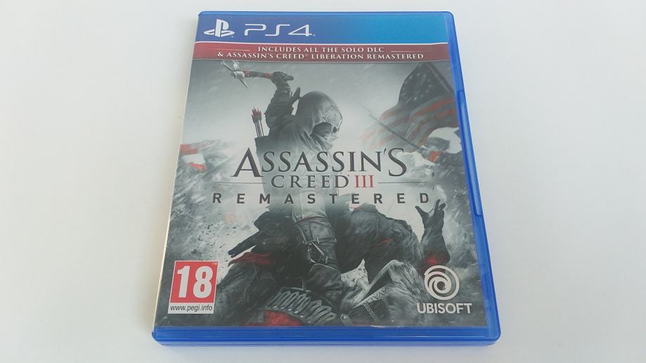 PS4 igra Assassins Creed 3 Remastered (PS 4, PlayStation 4, AC)