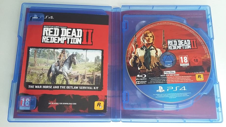 PS4 igra Red Dead Redemption 2 (RDR, PS 4, Play Station 4)