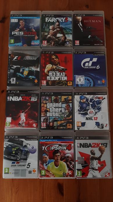 TOP PONUDBA: SET 12 IGER ZA PS3 + 2 IGRI GRATIS