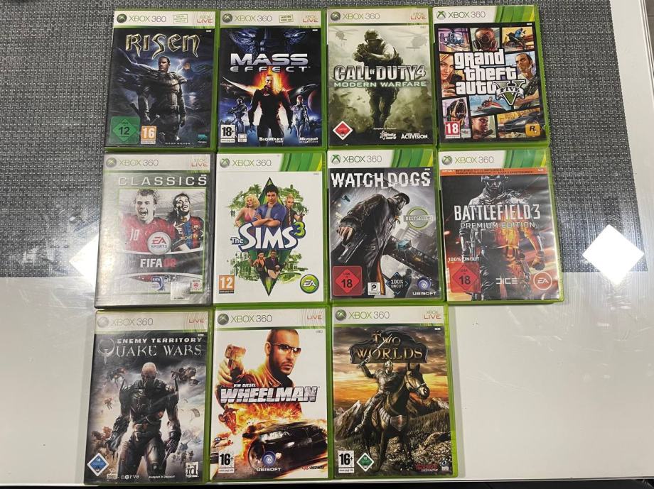 Xbox 360 igre - cene v opisu