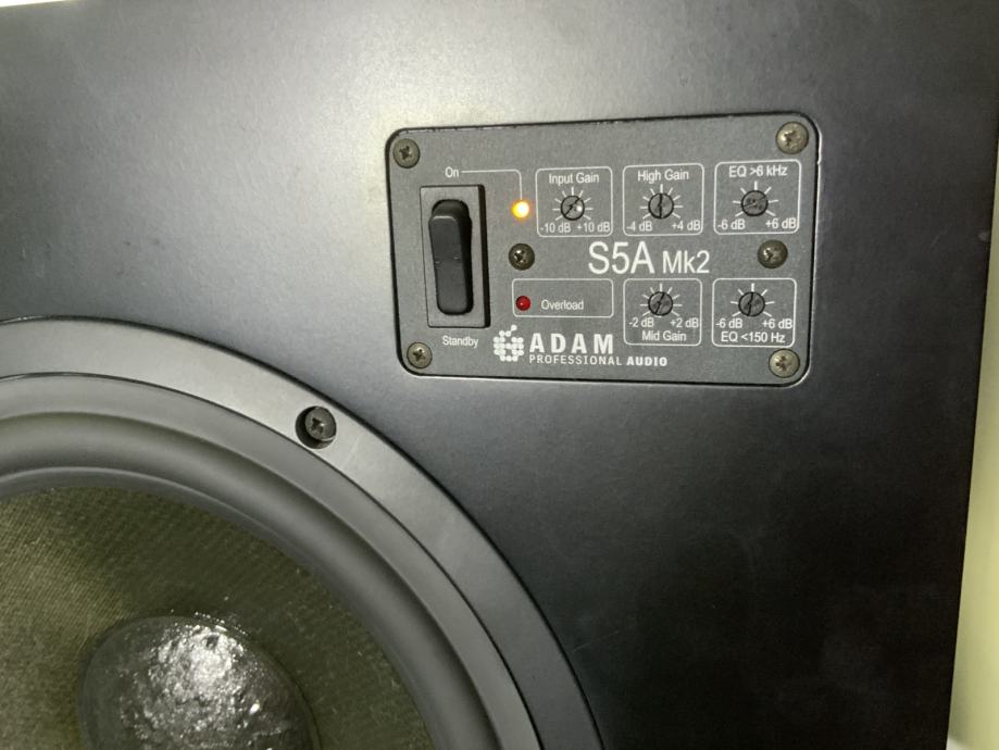 STUDIJSKI VRHUNSKI ZBOČNIKI ADAM AUDIO.S5A MkII aktivni trosistemski