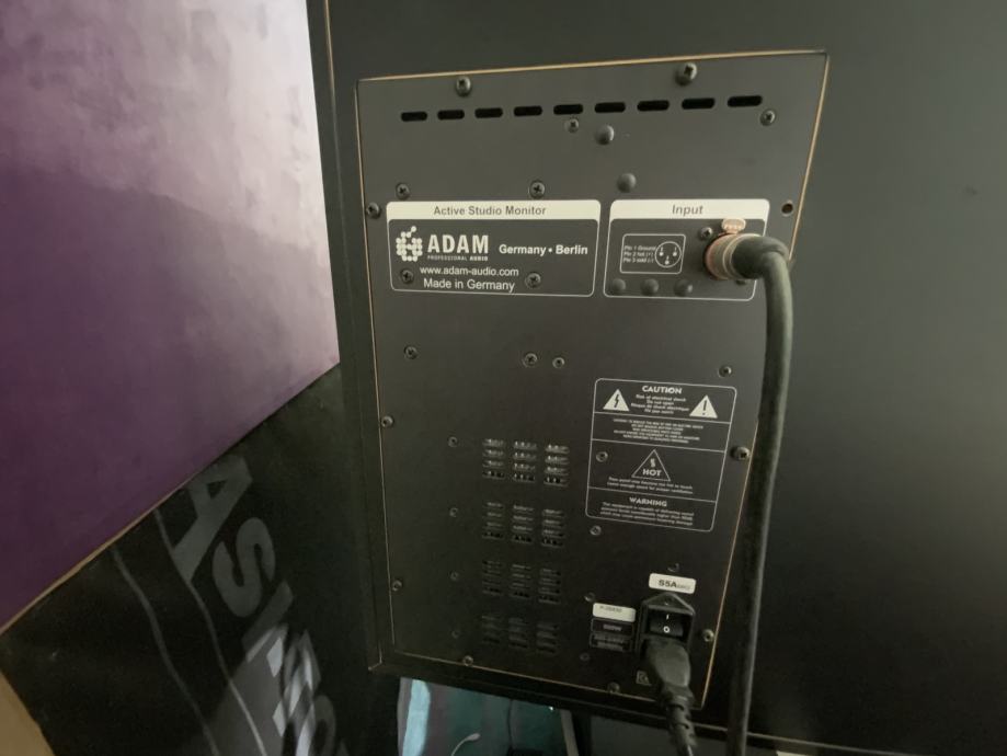 STUDIJSKI VRHUNSKI ZBOČNIKI ADAM AUDIO.S5A MkII aktivni trosistemski