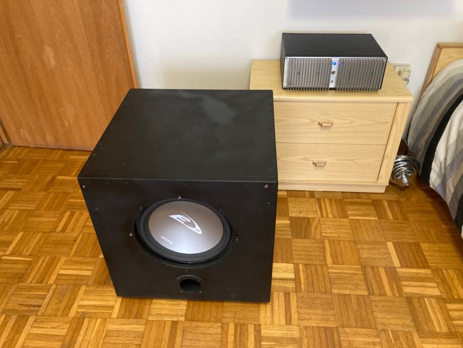 Aktivni sistem ALPINE SWE-1242 (250 W RMS) Ljubljana
