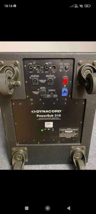 Dynacord D-lite 2000 | d-lite 12-3 + sub 315 aktiven