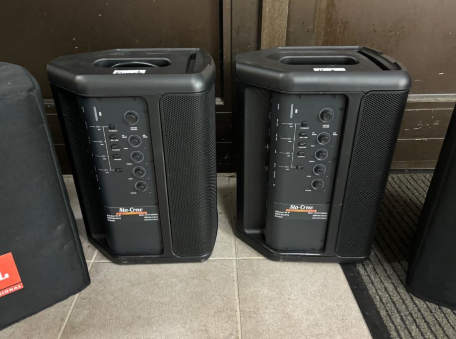 Komplet baterijskih zvočnikov JBL Eon One Compact (2 kosa) + etui