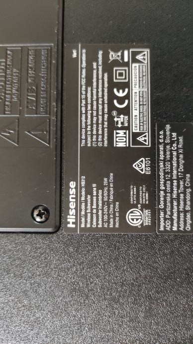 HS321 Soundbar nov dolby atmos ugodno