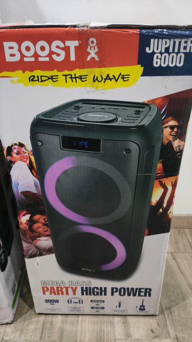 Zvočnik Boost Jupiter 6000 na polnilno baterijo