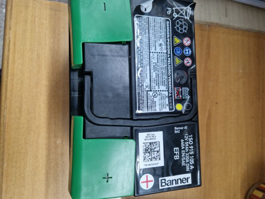 AKUMULATOR START STOP Banner 59Ah 12V 640A