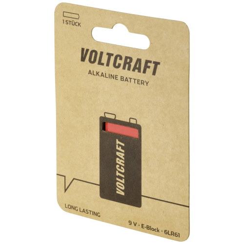 9V VOLTCRAFT 6LR61 block baterija 550mAh