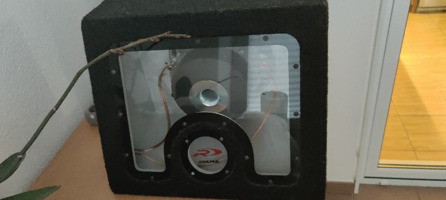 woofer Alpine swr 1021d + ojacevalec
