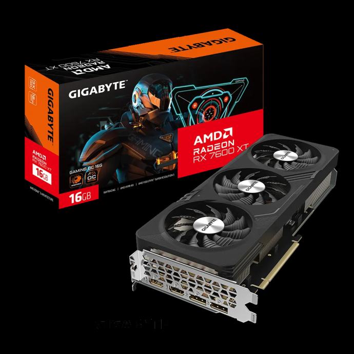 GIGABYTE RX 7600 XT GAMING OC 16GB | GDDR6 | 2xHDMI 2xDisplayport | Ga