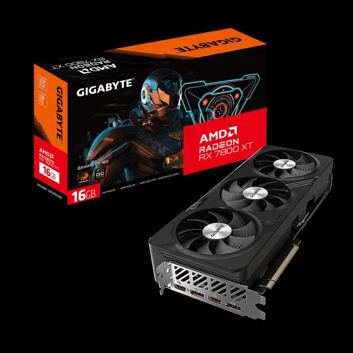 GIGABYTE RX 7800 XT GAMING OC 16GB | GDDR6 | PCI-E 4.0 | 2xHDMI 2xDisp