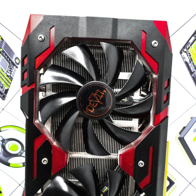 GRAFIČNA KARTICA RADEON RX 580 OC 8GB / RED DEVIL / ODLIČEN GPU