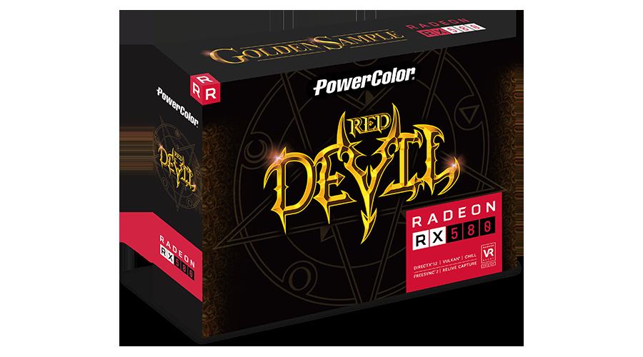Powercolor Red Devil RX 580 8gb Golden Sample + RGB Backplate