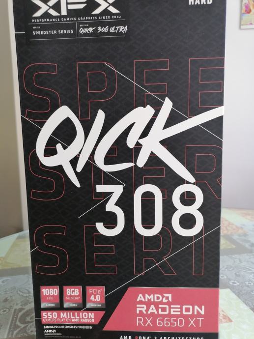 XFX AMD Radeon RX 6650 XT 8GB GDDR6 PCI-E 4.0